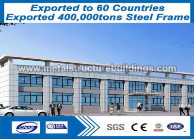 China Portal Frame Truss Formed Modular Steel Buildings , Steel Frame Buildings for sale