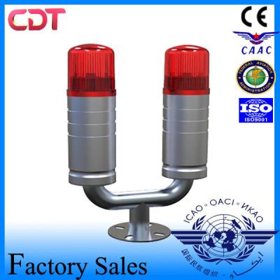 China Aviation Obstruction light Steady Red 32cd Double Low Intensity aircraft warning lights for buildings for sale