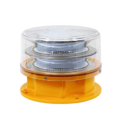China ICAO Warning light for Chimney, FAA L866 L855 White Flashing Medium Intensity LED Aviation Obstruction lights for sale