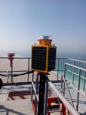 China 2000cd Type B Obstruction Lighting LED Telecom towers Transmission Lines Medium Intensity solar aircraft warning light for sale