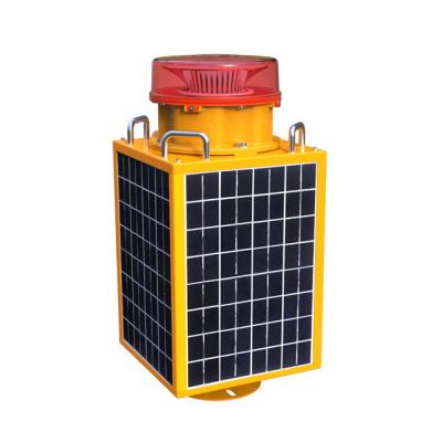 China Broadcast telecom Tower Electrical Power Towers Red ICAO Solar Power Medium Intenisty aircraft warning lights on tower for sale