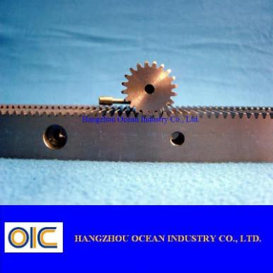 China Blacken Helical Steel Gear Rack for sale