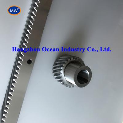 China Engraving Machine Steel Spur M1.5 Helical Gear Rack for sale