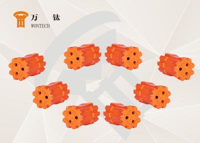 China D60 Threaded Button Bits , Rock Drilling Bits Oil And Gas Exploitation Applied for sale