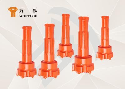 China Chromium Steel DTH Hammer Bits For Deep Well Drilling High Axial Thrust for sale