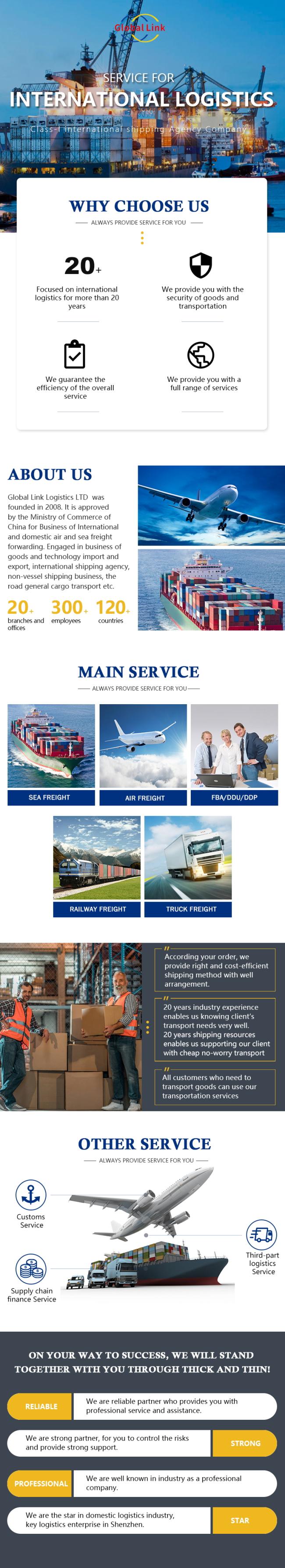 Global shipping services overview