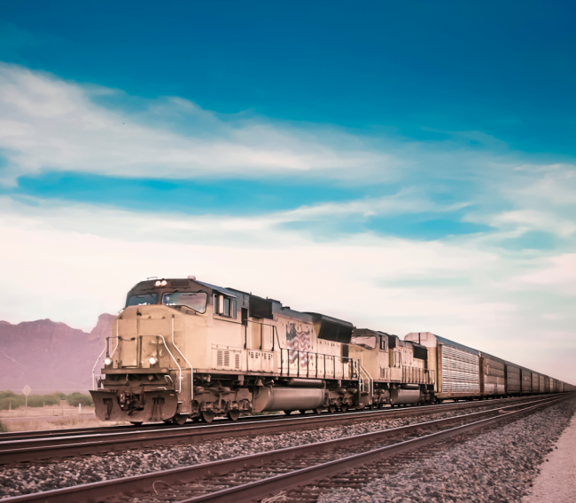 Transit time chart by region