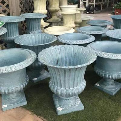 China Aluminum Die Casting Aluminum Casting Flower Pot China Aluminum Decoration Base manufacturer for sale