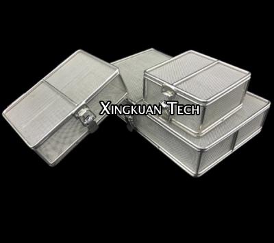 China Hospital de aço inoxidável de Tray With Locked Cover For da limpeza de precisão 304 à venda