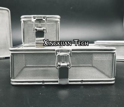 China Hospital de aço inoxidável de Tray With Locked Cover For da limpeza de precisão 304 à venda