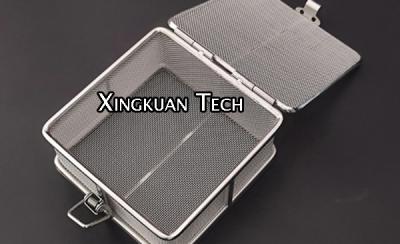 China Hospital de aço inoxidável de Tray With Locked Cover For da limpeza de precisão 304 à venda