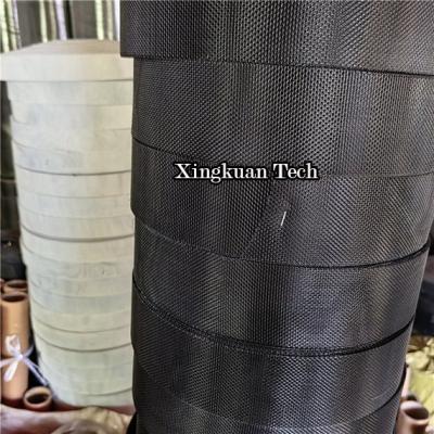 China Automobile Filter Lining Mesh Annealing Wire Epoxy Mesh Black Color for sale