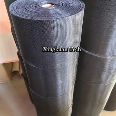 China Automobile Filter Lining Mesh Annealing Wire Epoxy Mesh Black Color for sale