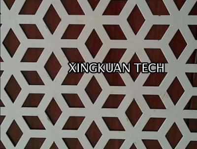 China Hexagonal Perforated Wire Mesh , Honeycomb Mesh Sheet Aluminum Iron SS Material for sale