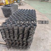 China Flex Metal Hexagonal Cellular Mesh Grating For Refractory Lining for sale