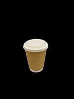 China Adjustable Size PLA Cup Lid Biodegradable Cup Lids High Temperature Resistant for sale