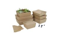 China Eco-Friendly Paper Lunch Box with Customizable Design Options for sale