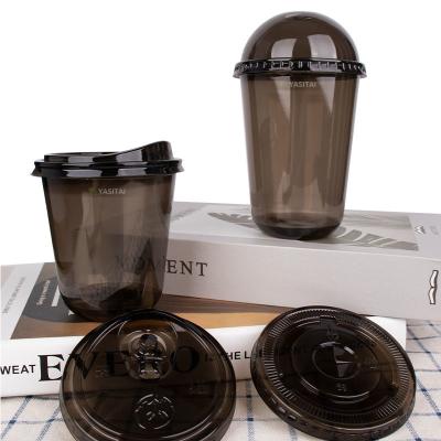 China 16oz PLA Disposable Cups Plastic Black Custom Beer Pong Cups Fda Approved for sale