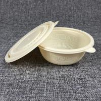 China Customized Logo Printed Cornstarch Tableware Including Plates Bowls Tray for sale