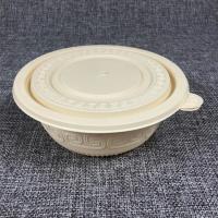 China Customized Logo Printed Cornstarch Tableware Including Plates Bowls Tray for sale