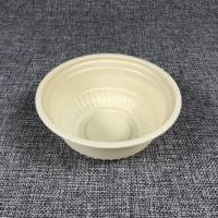 China Customized Logo Printed Cornstarch Tableware Including Plates Bowls Tray for sale