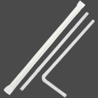 China PLA Polylactic Acid Disposable Drinking Straw Compostable Smoothie Straws for sale