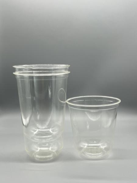 Quality Disposable 20oz PLA Clear Cup With Lid Customized Logo Acceptable for sale