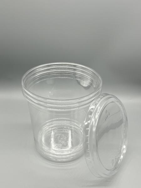 Quality Disposable 20oz PLA Clear Cup With Lid Customized Logo Acceptable for sale