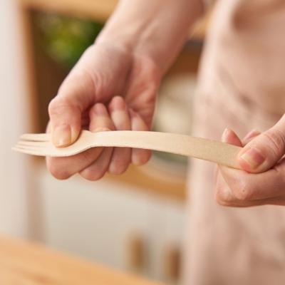 Cina Confezioni in legno ecologiche Forchetta di legno usa e getta in vendita
