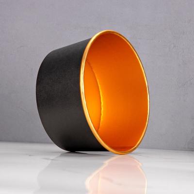 China 8oz/12oz/16oz/20oz/24oz/32oz Black Paper Soup Bowls With Lids For Hot Food Gold Foiled Paper Bowl for sale