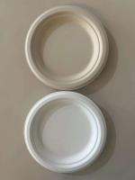 China 6 Inch Round Disposable Paper Plate Sugarcane Pulp Paper Party Plate Compostable 100% Biodegradable Bagasse Plates for sale