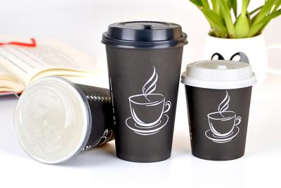 China Customized Disposable Paper Cup Coffee Cup Single-layer Corrugated Wallpaper Coffee Cup With Lid for sale