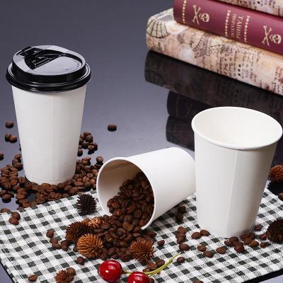China Customized Disposable Paper Cup Coffee Cup Single-layer Corrugated Wallpaper Coffee Cup With Lid for sale