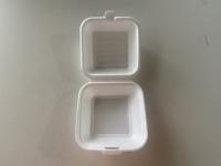 China Disposable Compostable Biodegradable Corrugated PLA Pack Burger Paper Packaging Hamburger Box for sale
