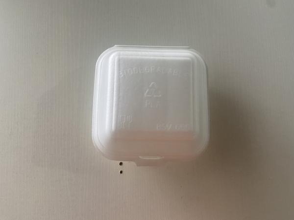 Quality Disposable Compostable Biodegradable Corrugated PLA Pack Burger Paper Packaging for sale