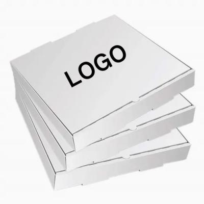 China Recyclable Custom Pizza Carton Takeaway Pizza Box Kraft Paper Pizza Box Customized for sale