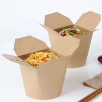 China Round-Bottom Noodle Box Disposable Eco-Friendly Customizable for sale