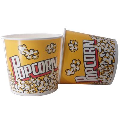 China Snack Attack Popcorn Bucket Popcorn Popper 36oz 32oz Disposable Paper Popcorn Containers Food Grade Paper 50000pcs for sale