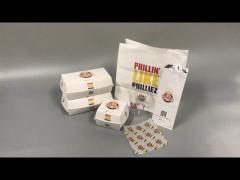 Customized Paper Food Packaging Boxes-Hot Price Food Grade Disposable Food Containers Hamburger Boxes