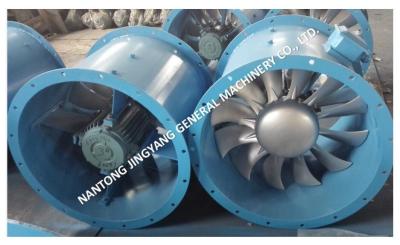 China Made in China-Marine axial flow fan, exhaust fan between marine oil separators (explosion-proof) JCZ-40A-B 2.2KW for sale