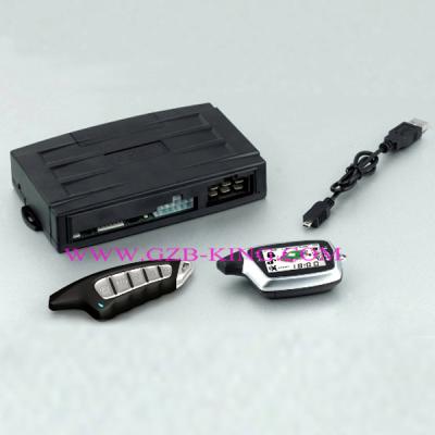 China Two Way Car Alarm With Remote Engine Start for sale