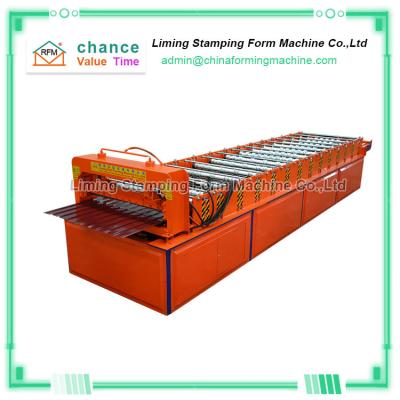 Cina Rotolo delle mattonelle di tetto di PPGI che forma macchina, singola macchina del creatore delle mattonelle del lavandino in vendita