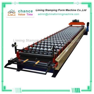 Cina Rotolo ad alto rendimento del piatto dell'acciaio 1250mm di colore che forma macchina in vendita