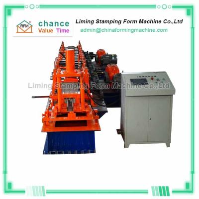 Cina Rotolo di perforazione del metallo del Plc della colonna dello scaffale che forma macchina 8m/Min in vendita