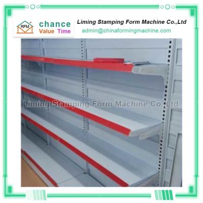 China Rotolo resistente alla corrosione del metallo dello SpA del piatto posteriore dello scaffale che forma macchina for sale