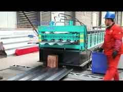 PLC Carriage Board Roll Forming Machine 380V 6 Ton