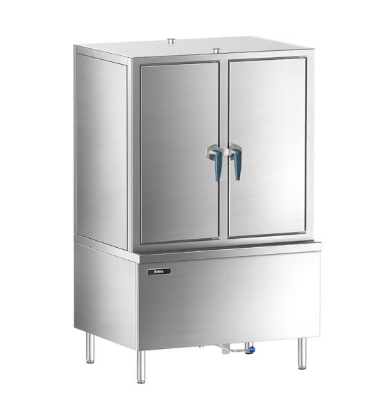 Quality Floor Chinese Electric Large Double-door Steamer Cabinet for sale