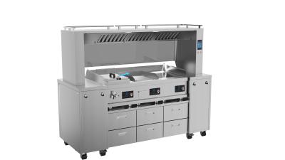 China Integrated mobile dining cart for sale