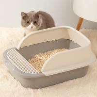 China Pet Cleaning Function Assorted Colors Cat Litter Pan Hassle-Free Cleaning for sale