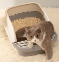 China Pet Cleaning Function Assorted Colors Cat Litter Pan Hassle-Free Cleaning for sale